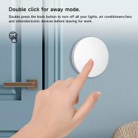China Tuya ZigBee Smart Button, Wireless Scene Switch, Smart Life App Remote Control, Single/Double/Long Press Trigger, Works with Alexa & Google Assistant, Requires ZigBee Hub, Mini Portable for sale