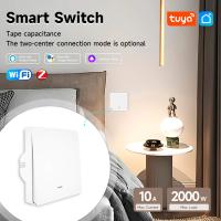 China Tuya WiFi Smart Wall Switch – 1/2/3 Gang Touch Control, Voice & App Remote, Timer Function, Multi-Control Association, Neutral Wire Required, 10A 2000W, Works with Alexa Google Home Yandex Alice for sale