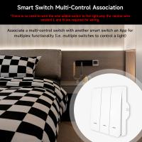 China Tuya WiFi Smart Wall Switch – 1/2/3 Gang Touch Control, Voice & App Remote, Timer Function, Multi-Control Association, Neutral Wire Required, 10A 2000W, Works with Alexa Google Home Yandex Alice for sale