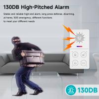 China Tuya WiFi Burglar Alarm System Host – 130dB High-Pitched Siren, APP Remote Control, Auto Arm/Disarm, SOS Emergency, DIY Smart Security Kit with PIR Motion, Door Sensor, Remote & Doorbell for sale