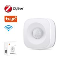 China Tuya WiFi/ZigBee PIR Motion Sensor – Smart Human Body Detector, APP Remote Monitor, Real-Time Alarm, 120° Angle, 5m Range, 360° Base, Alexa & Google Home for sale