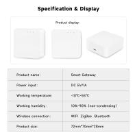 China Tuya Multi-Mode Smart Gateway – WiFi ZigBee 3.0 Bluetooth Hub, APP Remote Control, Voice Command with Alexa & Google Home, Whole-House Linkage, Smart Security Monitoring for sale