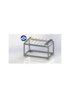 China Solar Cell Transmission Machine Stainless Steel Roller O Ring 1200mm Substrate Conveyor for sale