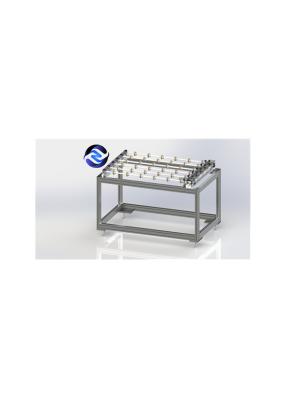 China Solar Cell Transmission Machine Stainless Steel Roller O Ring 1200mm Substrate Conveyor for sale