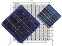 China 166X166 9BB Single Crystal Silicon Cell Two Sided Monocrystalline Silicon Pv Panels for sale