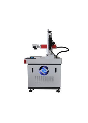 China Adjustable 30W Metal Fiber Optical Laser Marking Machine 80 KHz for sale