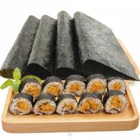 China Roasted Smooth Yaki Nori Seaweed 100 Sheets Pack for sale