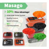 China 500g Seasoned Capelin Roe Masago Orange For Japanese Cuisines for sale
