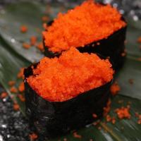 China Masago Tobiko Capelin Fish Roe sushi flying fish roe Frozen Capelin for sale