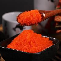 China Masago Tobiko Capelin Fish Roe sushi flying fish roe Frozen Capelin for sale