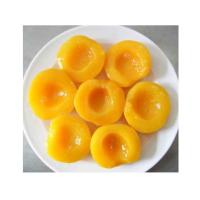 China OEM Fresh Apricot Syrup Fruit Canned Yellow Peach In Halves Slices Dices for sale