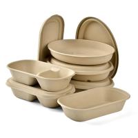 China Eco Food Serving Tools Biodegradable 1000ml Takeaway Food Container for sale