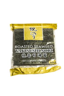China OEM Vacuum Japanese Yaki Sushi Nori Seaweed Dried Algae Sheets for sale