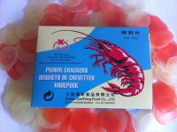 China 200g Chinese Prawn Crackers Colored Red White Snack Colored Prawn Chip for sale