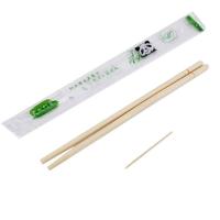 China 21cm Disposable Round Wooden Chopsticks Environmentally Friendly for sale