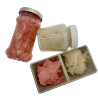 China 340g Chinese Sweet Pickled Ginger Slice White And Pink In Bottle for sale
