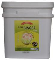 China OEM Red Sliced Pickled Sushi Ginger 9.08kg for sale