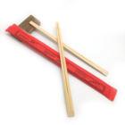 China Tensoge Round Disposable Wooden Chopsticks For Chinese Japanese Food for sale