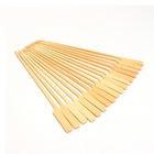 China OEM Disposable Bamboo Paddle Skewer Sticks For Fruit Meat Vegetables for sale