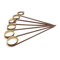 China Disposable Round Square Bamboo Sticks Eco Friendly Easily Cleaned for sale