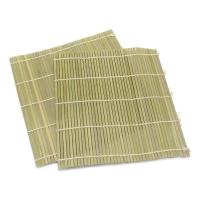 China 24cm 27cm Green Bamboo Sushi Roller For Make Japanese Sushi Rolling for sale