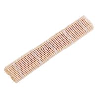 China Japanese Style 24cm 27cm Bamboo Sushi Mat White Natural Color for sale
