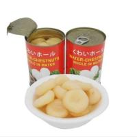 China Sweet 425g 567g Canned Fruits Vegetables Water Chestnut In Syrup for sale
