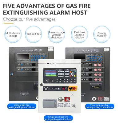 China Chemical and Physical Fire Extinguishing FM 200 Fire Alarm System Control Panel For Office Buildings for sale