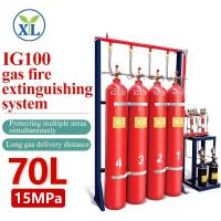 China Ig100 System Fire Extinguisher 70L/10MPa For Museum Fire Suppression for sale
