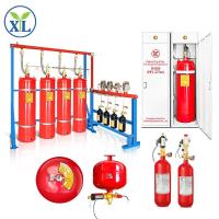 China Gas Pressure 4.2MPa Pipe Line Type Fm-200 Fire Suppression System For Server Room for sale