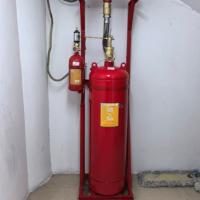 China 120L Red Steel Pipe Network Fire Suppression System For Lithium-Ion Battery Storage for sale