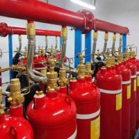 China 100L Fast Discharge Space Saving FM200 Fire Suppression System For Archives for sale
