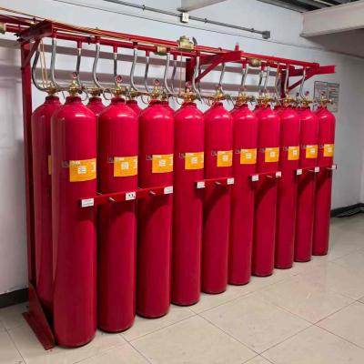China 80L Discharge Time ≤60s IG541 Inert Fire Suppression System For Oil Depot for sale