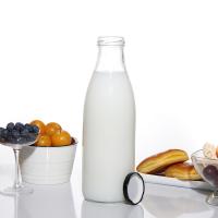 China 8oz 12oz 14oz 32oz Glass Bottle Glass Milk Bottle for sale