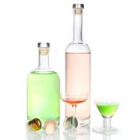 China Flint Glass Liquor Bottles for sale