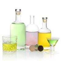 China Inventory Glass Bottles Supplier 750ml Heavy Glass Liquor Bottles For Vodka Low-Priced for sale