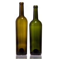 China 750ml Bordeaux Wine Bottles Light Blue 375ml Glass Bottles for sale