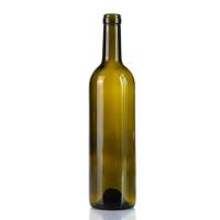 China Personalized Bordeaux Glass Wine Bottle 187ml 375ml 750ml for sale