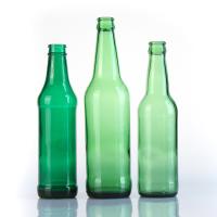 China Frosted Brown Square Glass Pint Bottles 12 Ounce 330ml for sale