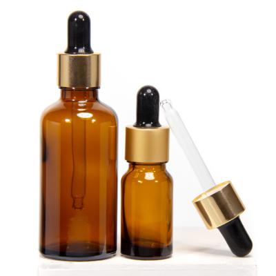 China Tincture Amber Glass Dropper 5ml for sale