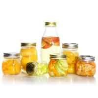 China Wide Mouth 86mm Preserving Jar Glass Mason Jar for Jam Peanut Butter for sale