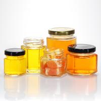 China Hexagon Glass Mason Jar for sale