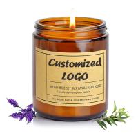 China Clear Amber Reusable Glass Candle Jars Bulk For Household for sale