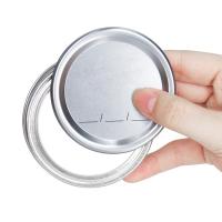 China Customized Shape 70mm 86mm Bulk Regular Silver Tinplate Lug Caps for Home Canning for sale