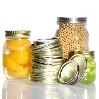 China Wholesale 70 mm Separate Canning Mason Jar Tinplate Screw Lid for Home Canning for sale