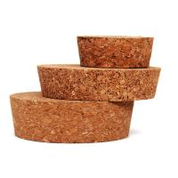 China Low MOQ Stocked Candle Wooden Lids Corks Stopper for sale