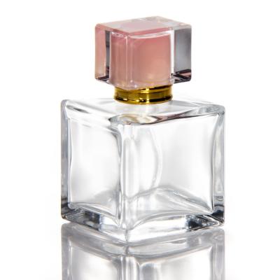 China 50ml Square Perfume Bottle for sale