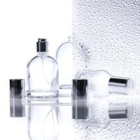 China Luxury 30ml 50ml 100ml Thick Walled Square Round Glass Perfume Bottles With Wooden Caps And Custom Design Boxes for sale