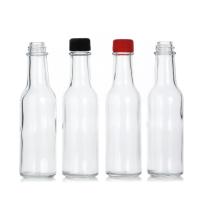 China Wholesale 8 Oz 12 Oz 16 Oz  Sauce Glass Bottles  With Screw Cap for sale