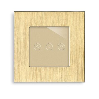China SUM-S3D Wall Touch Switch 1/2/3 Aluminum Strip Touch Wall Wifi Smart Home UK Eu UK Eu Glass Panel Light for sale